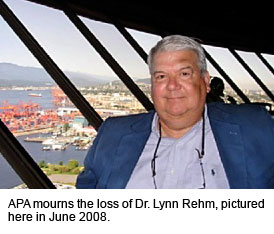 Tribute to Lynn Rehm, PhD