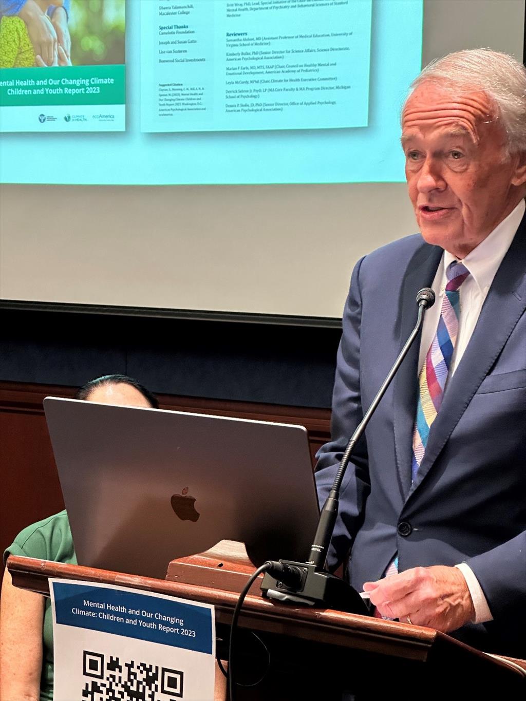 Briefing Congress on the impacts of climate change on youth mental health