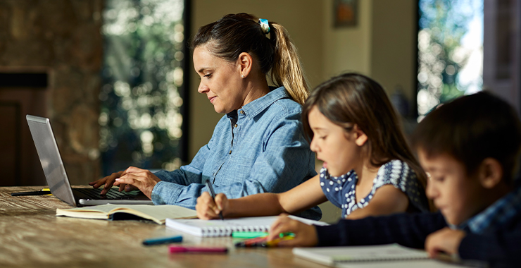 Five tips for balancing parenting and virtual practice